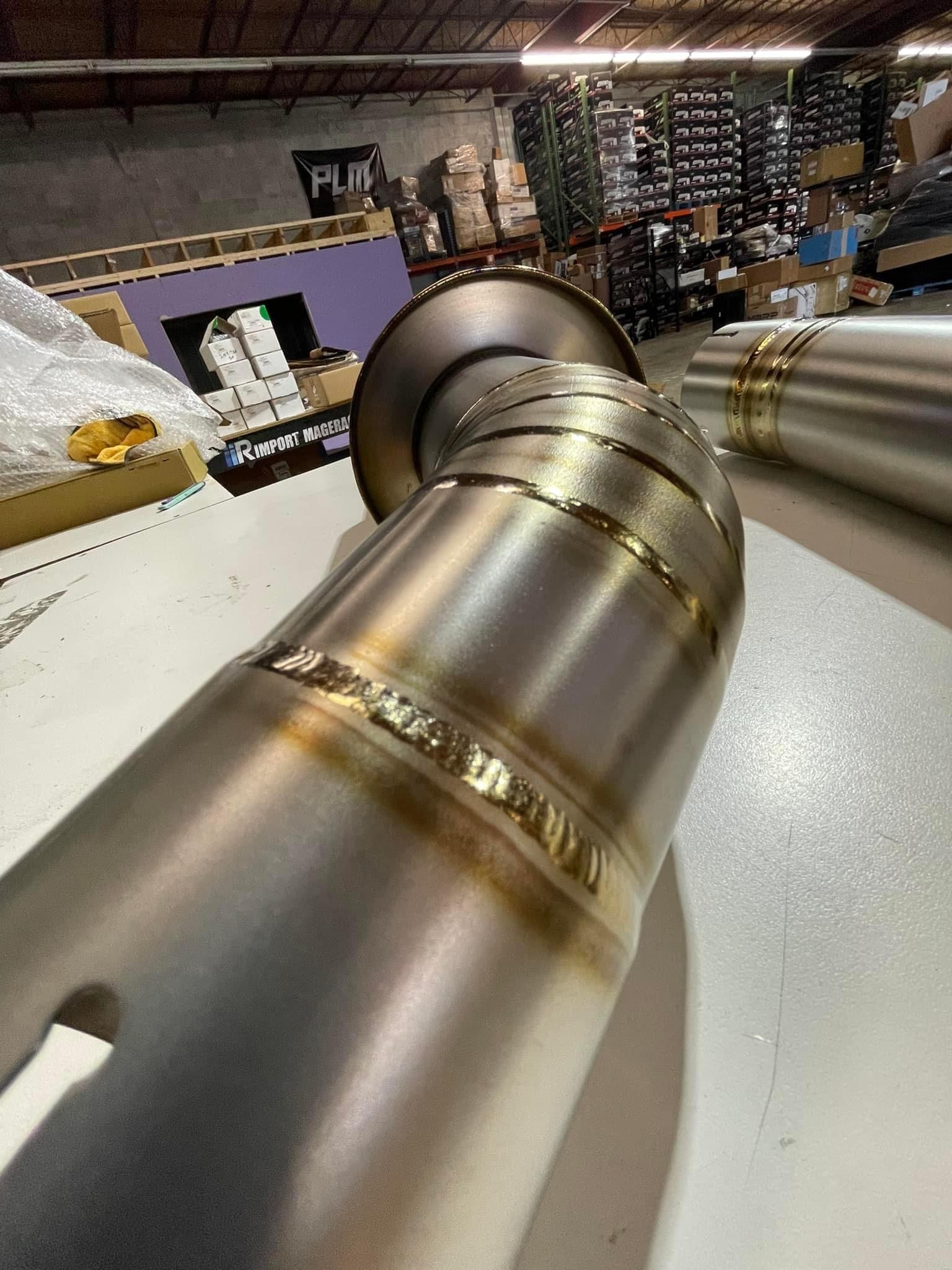 Noble Full Titanium Pro Single Exit 3" Cat Back Exhaust Subaru WRX 202 ...